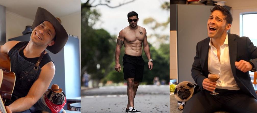 Oto najprzystojniejszy kucharz na świecie i jego uroczy mops Fraser ...