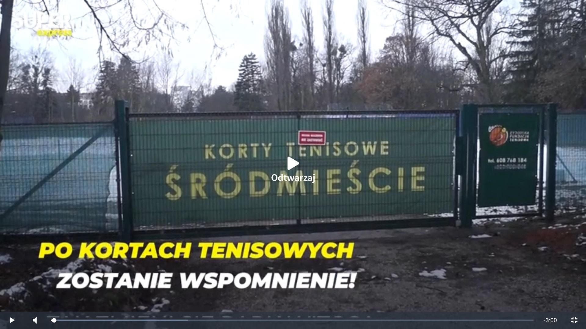 Po kortach tenisowych zostanie wspomnienie! Wiemy, co zmieni się w ...