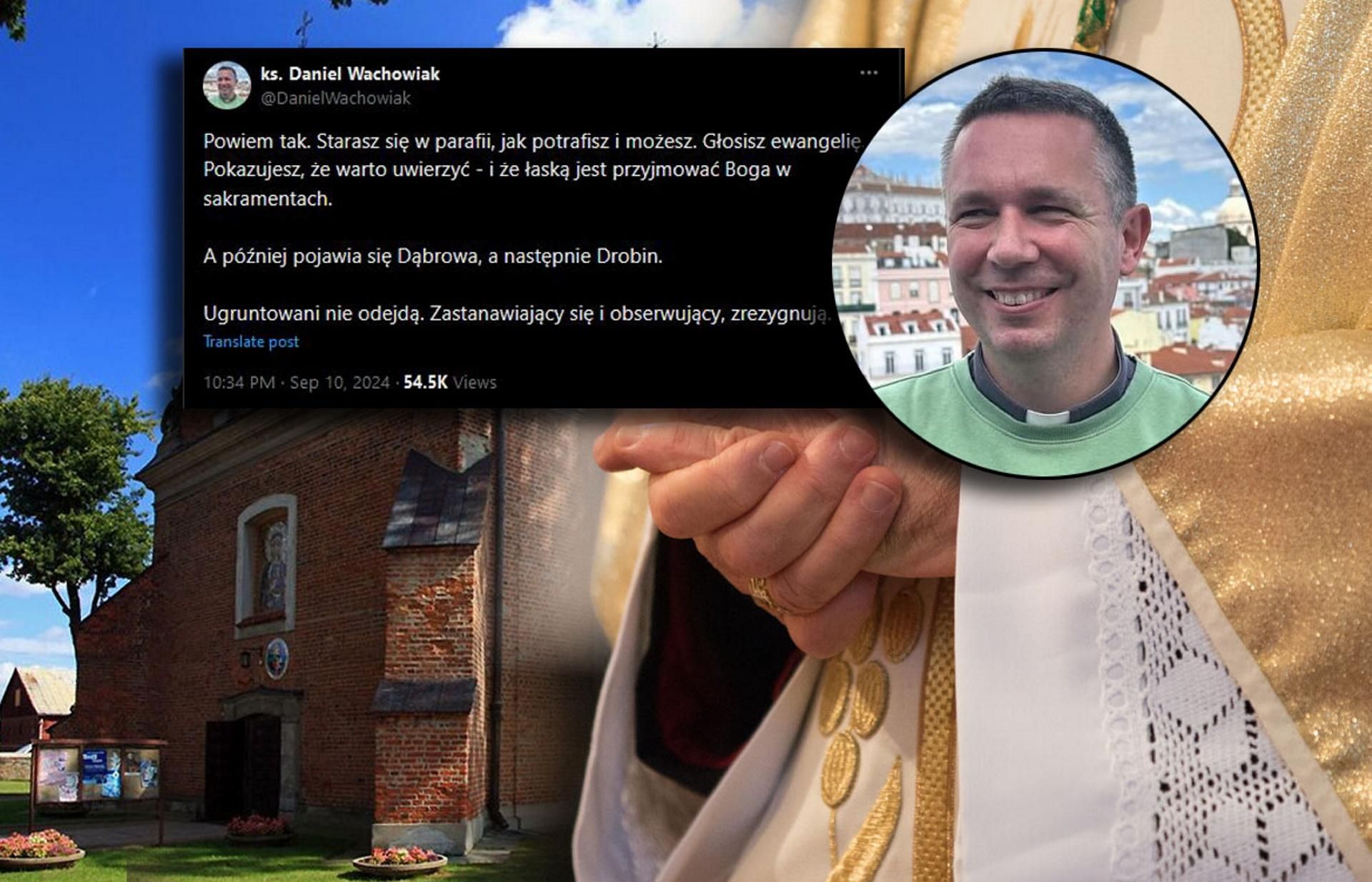 Drobin. W mieszkaniu wikariusza znaleziono ciało młodego mężczyzna. Trwa ustalanie okoliczności ...