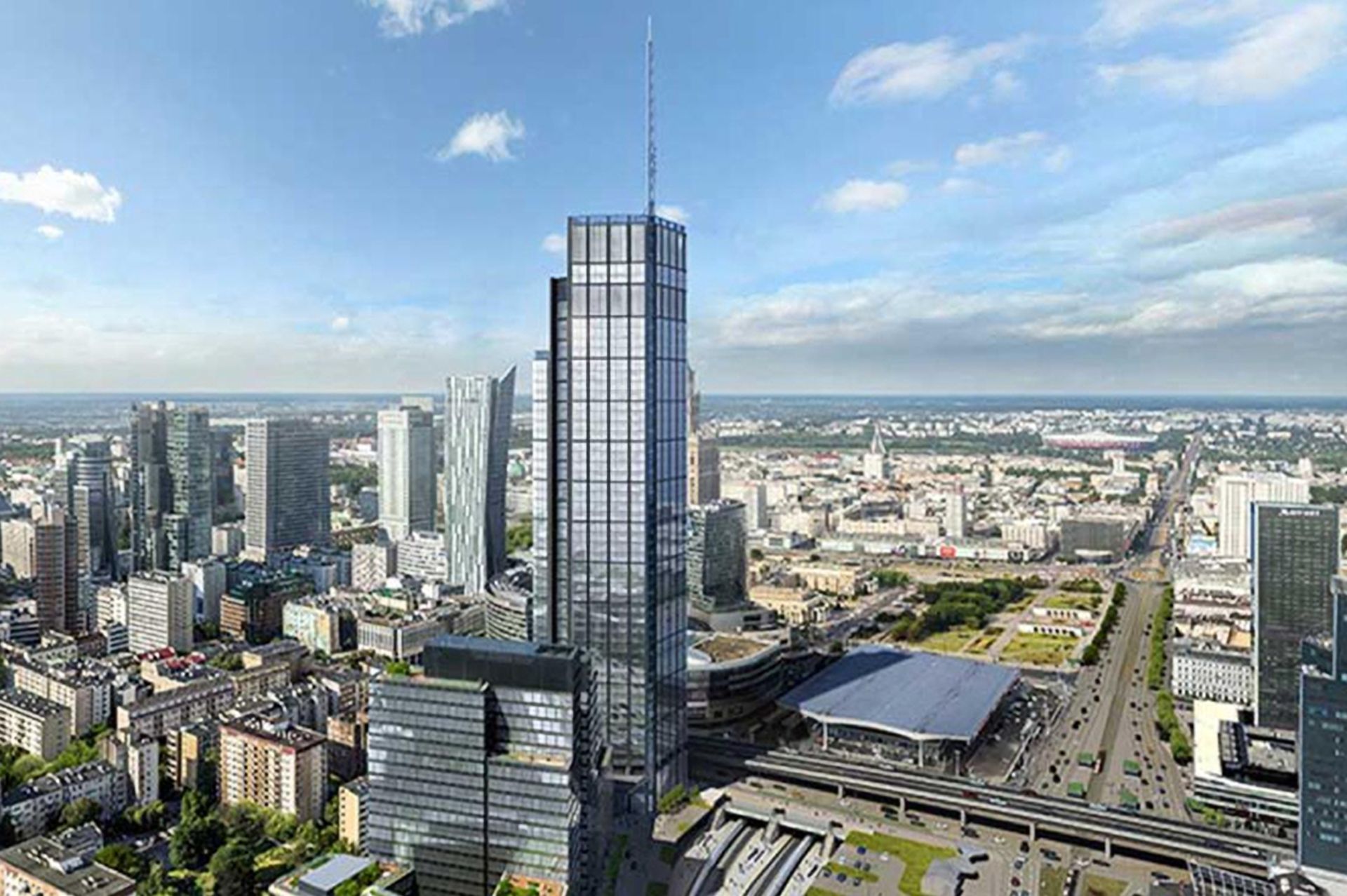 Varso Tower oddany do użytku. Najwyższy budynek w Polsce ma 310 m ...