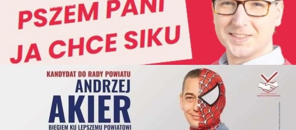 Wybory samorządowe 2024: Najśmieszniejsze i najbardziej kreatywne plakaty wyborcze. Wyobraźni ...
