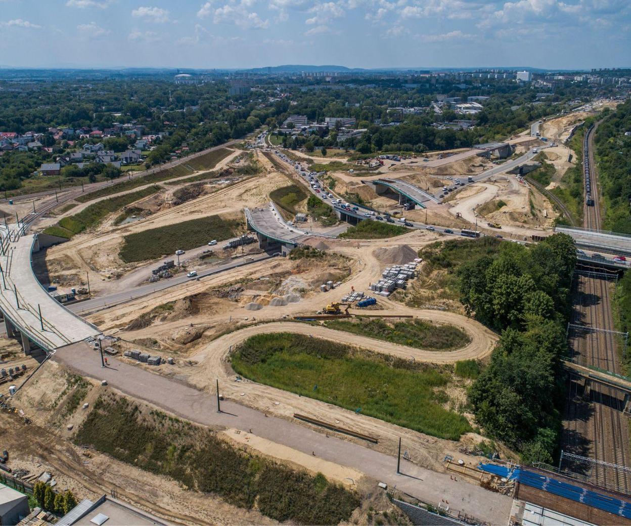 Kraków. Budowa S7 przy węźle "Grębałów". Zmiany w organizacji ruchu na ...