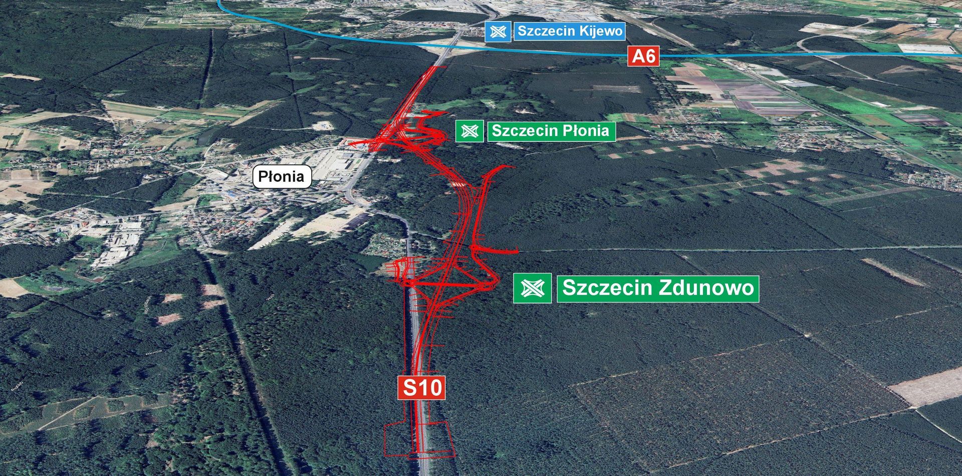 To będzie zupełnie nowy wjazd do Szczecina. Nowa droga ekspresowa S10 ...