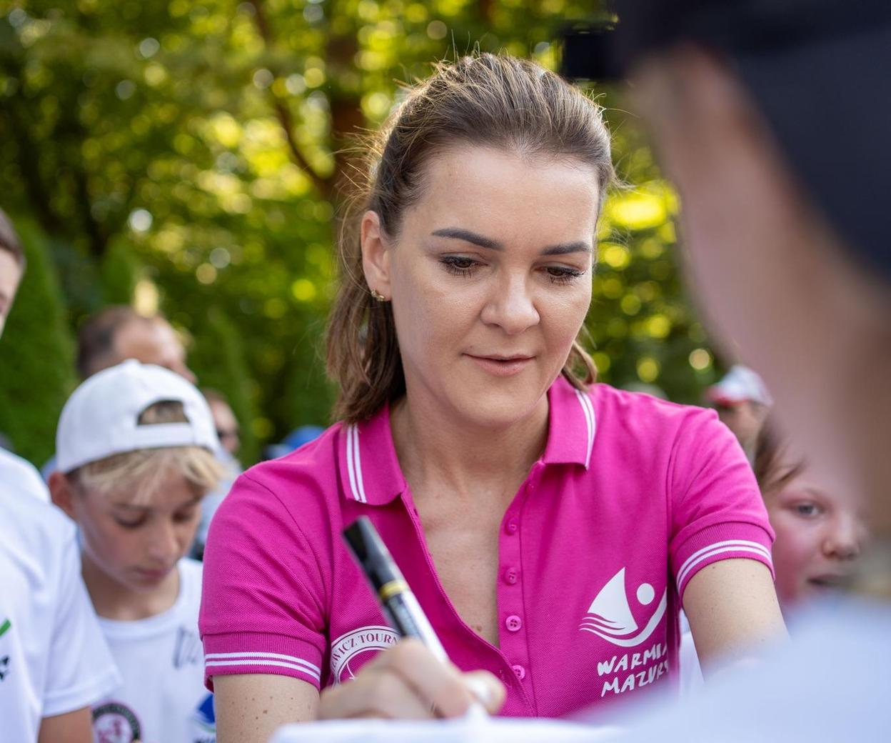 Radwańska pograła w Iławie. Mecz z nią był nagrodą - Iława Radio ESKA