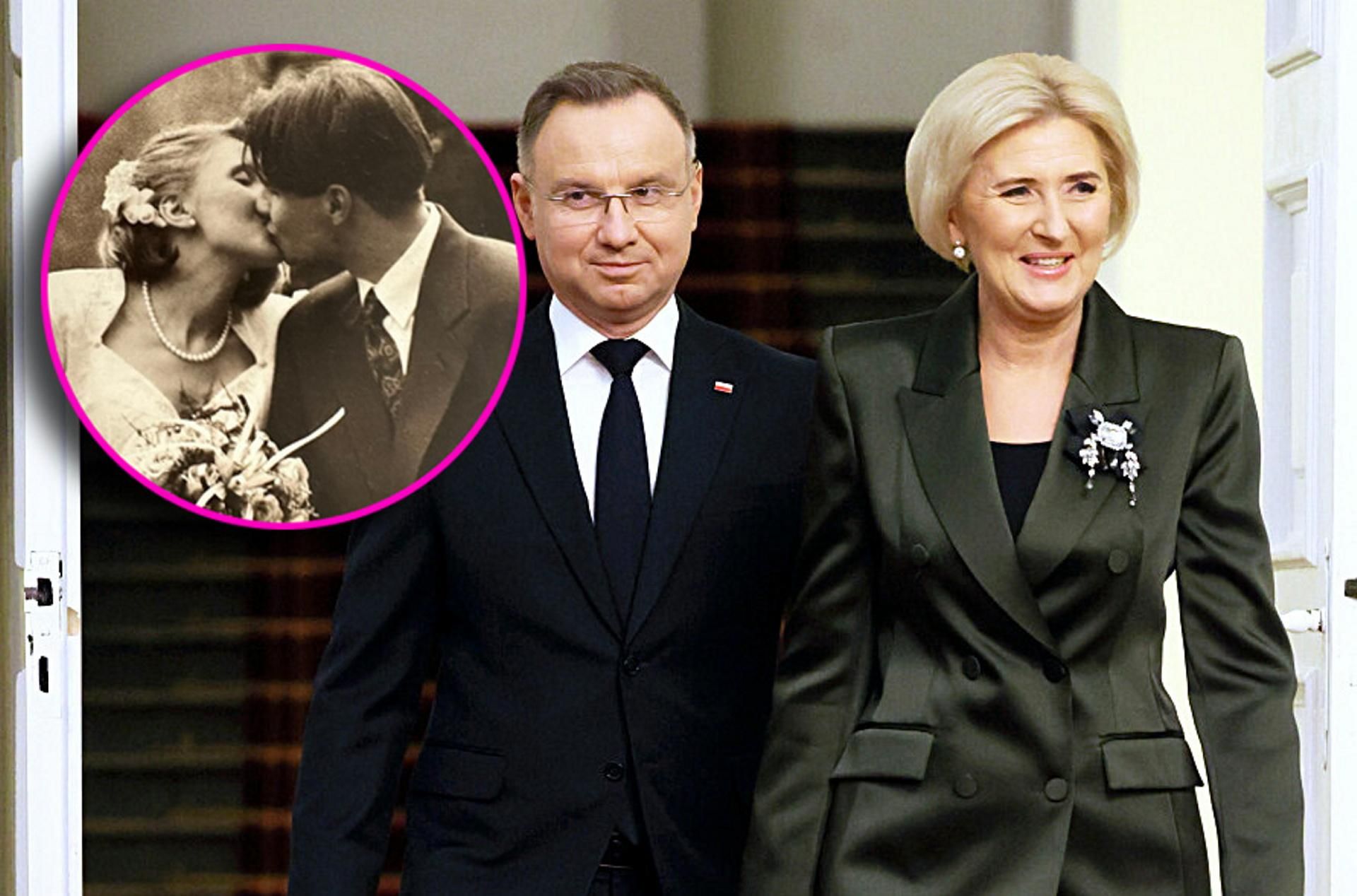 30. rocznica ślubu Andrzeja Dudy i Agaty Dudy. Pierwsza dama pokazała nieznane zdjęcie - Super ...