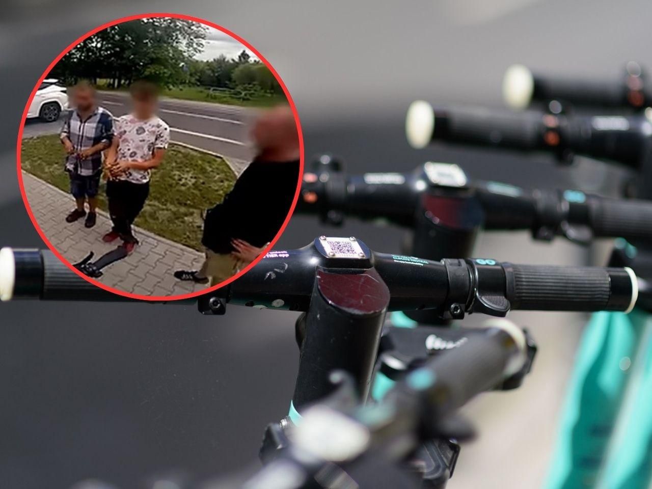 Agresywny kierowca blokuje ścieżkę rowerową i wyzywa nastolatka na hulajnodze. Internauci są ...