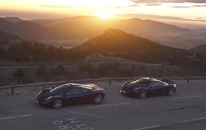 Klasyczny McLaren F1 vs. nowoczesny McLaren P1 - porównanie na WIDEO ...