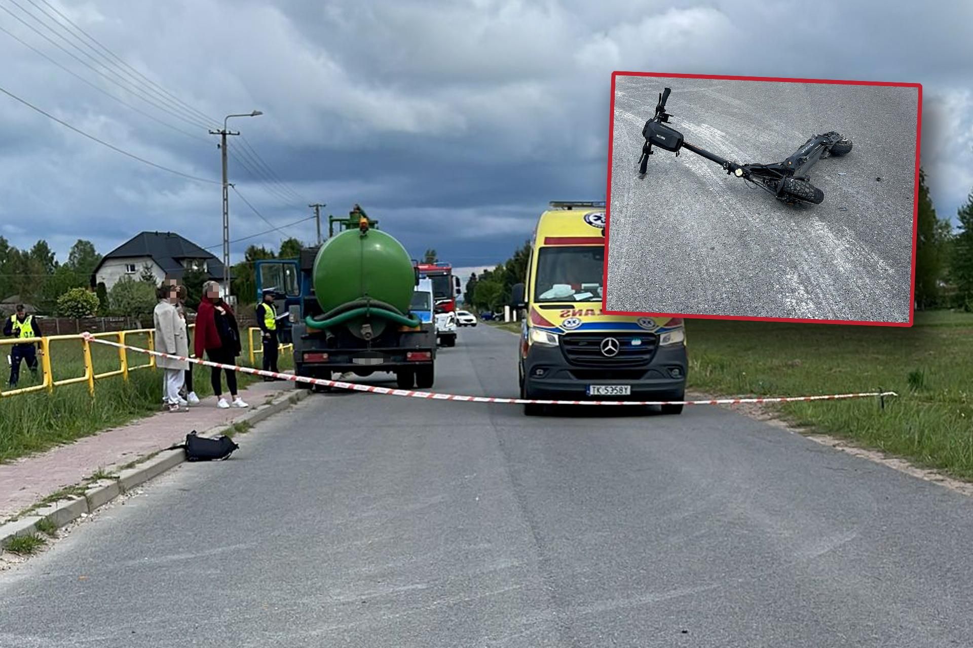 Grzymałków. 12-latek potrącony przez ciężarówkę. Chłopiec w ciężkim stanie - Kielce, Super Express