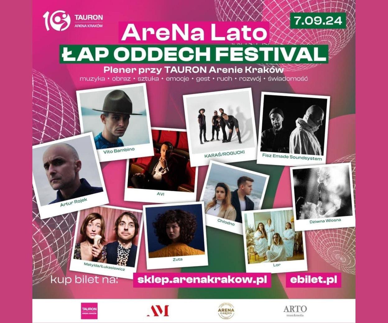 AreNa Lato – ŁapOddech Festival w Krakowie. To idealne wydarzenie na ...