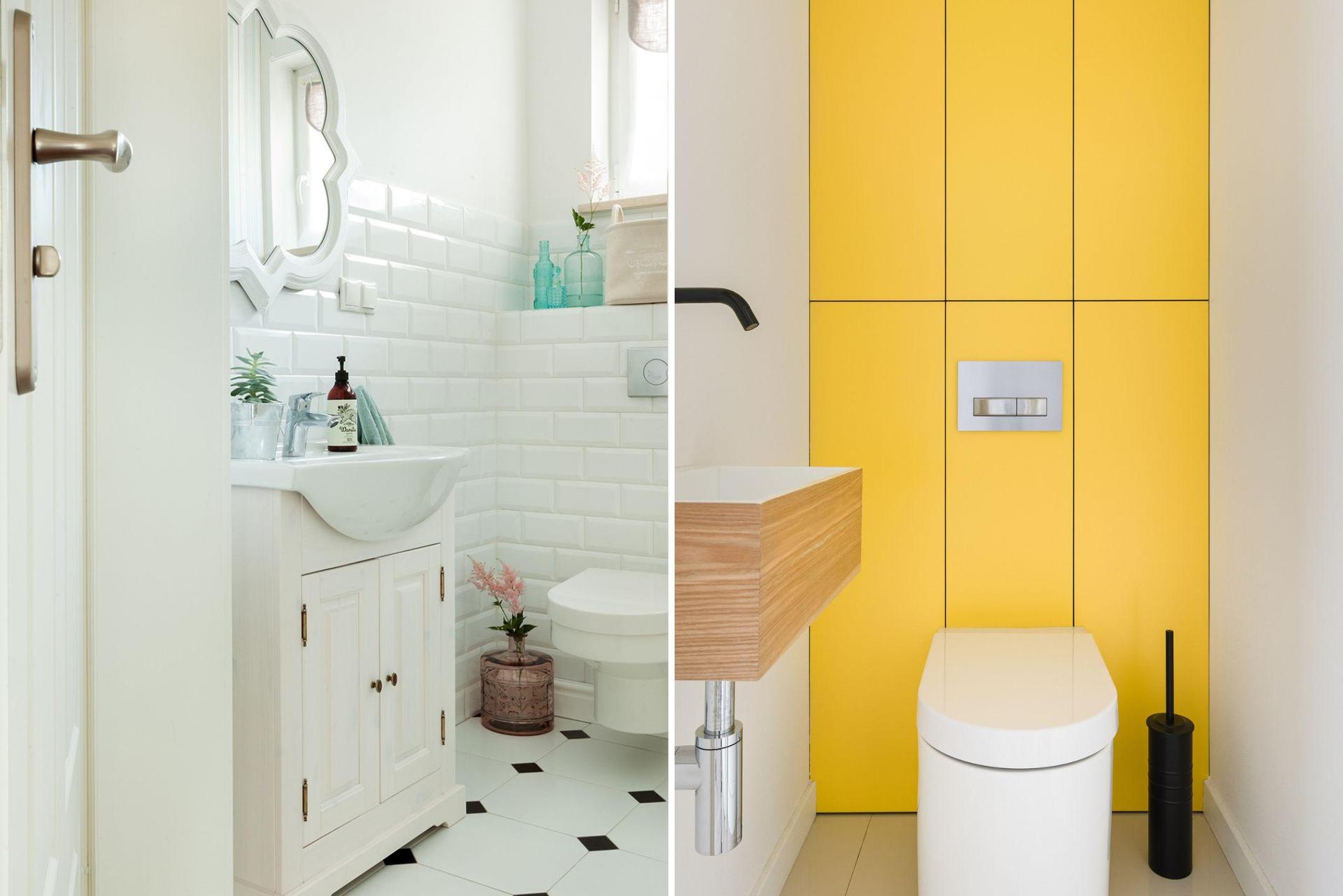 Łazienka z WC czy osobna toaleta? Oddzielna toaleta - aranżacje ...