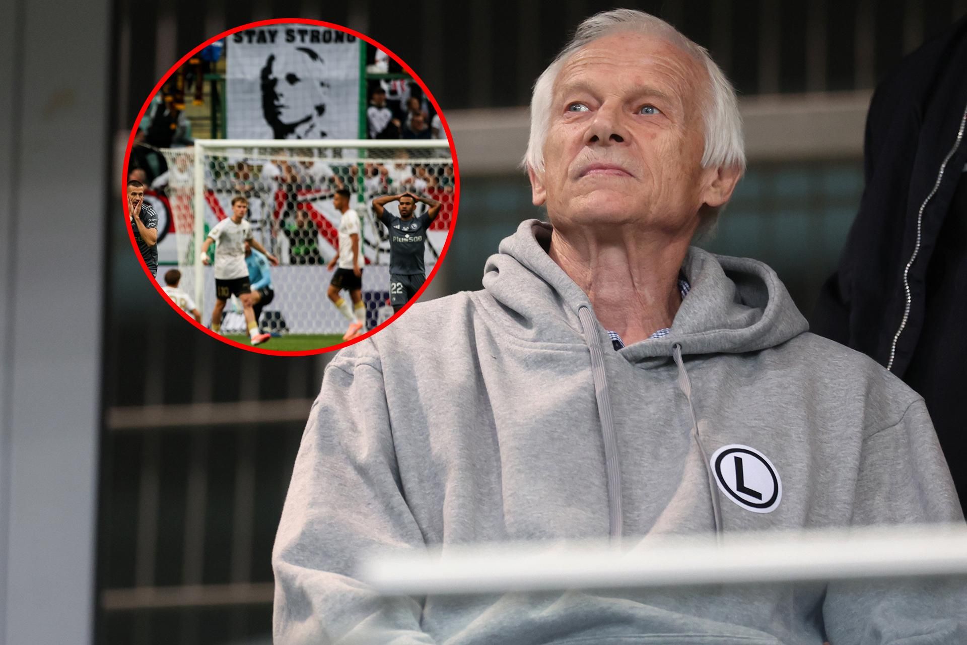 Janusz Waluś fetowany na meczu Legii. Tak zareagował klub i PZPN ...