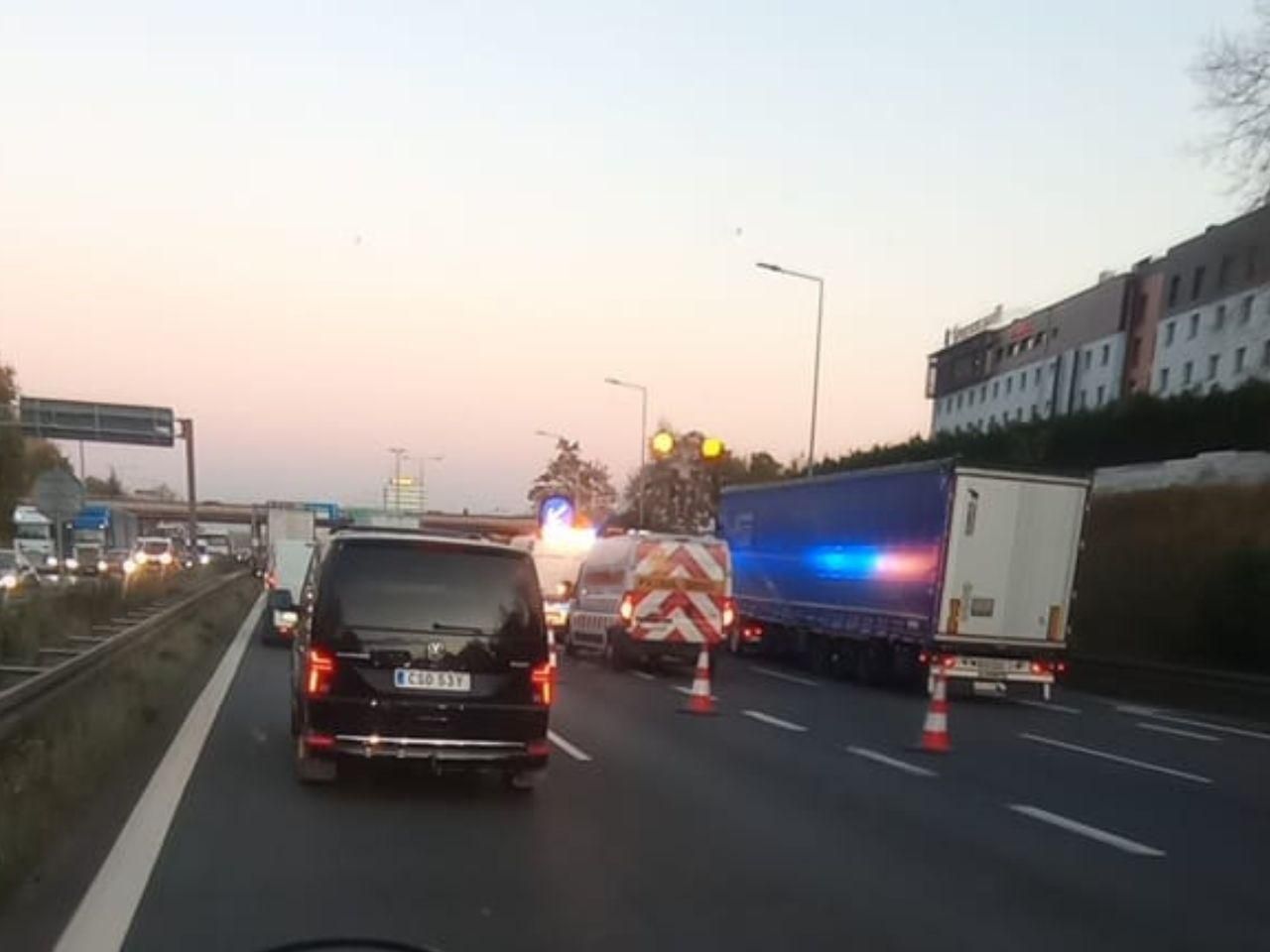 Zablokowana A4 w kierunku Krakowa. Na autostradzie w Katowicach doszło do kolizji - Śląskie ...
