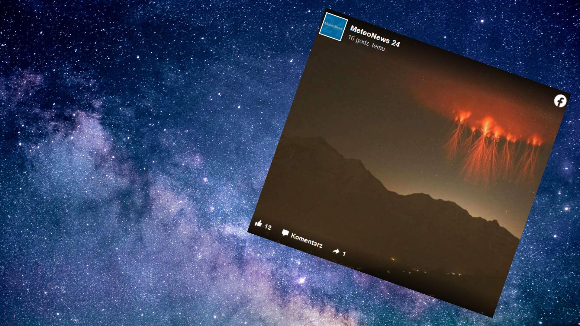 Niesamowite zjawisko na niebie! Sceny jak z serialu Stranger Things ...