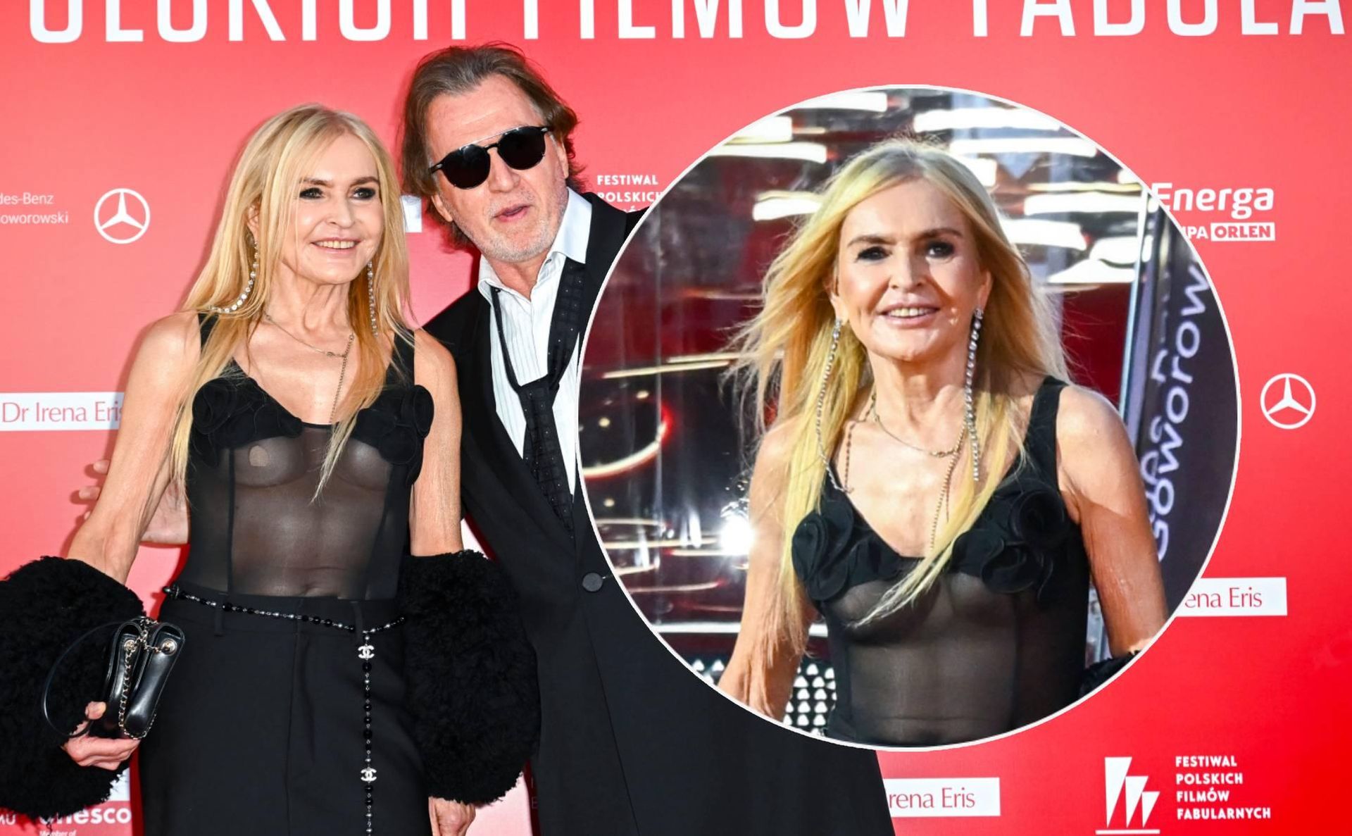 Monika Olejnik odsłoniła biust! Tak wyszła na czerwony dywan festiwalu w Gdyni. Niedawno ...