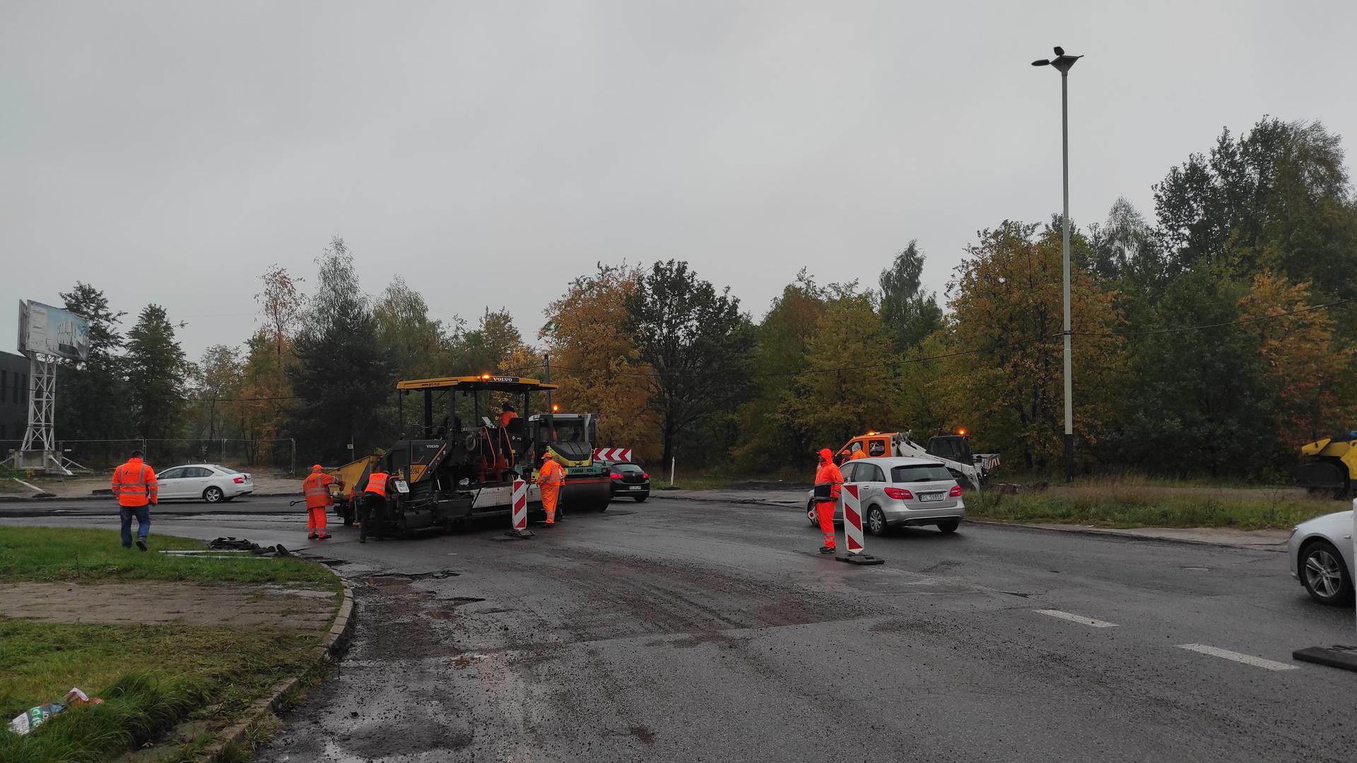 Remont Przybyszewskiego i Zakładowej. Jak idą prace? - Łódź Radio ESKA