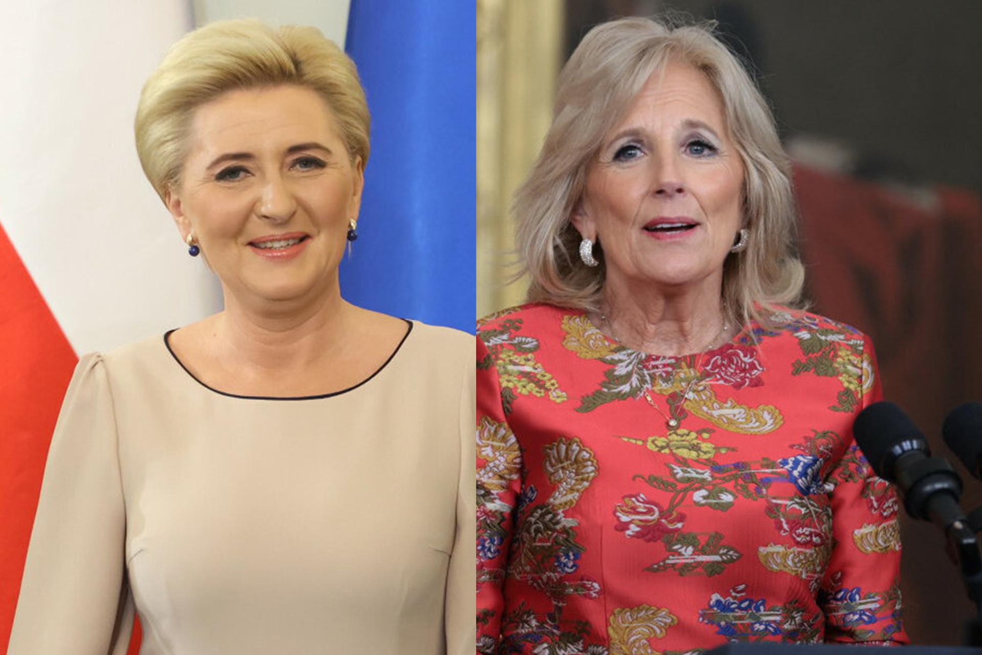 Nie do wiary, co łączy Agatę Dudę i Jill Biden! Mało kto o tym wie ...