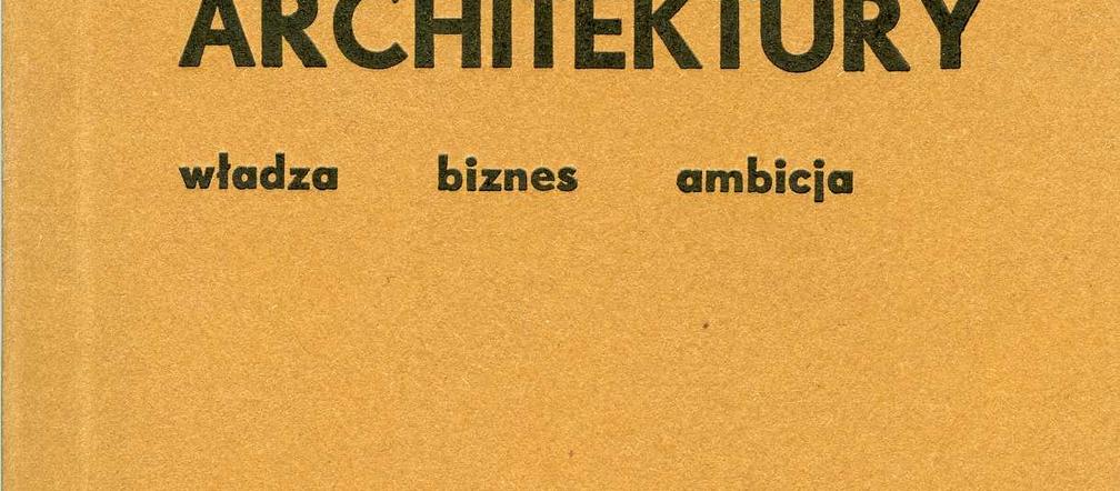 "Bryk do architektury". Nowa książka Łukasza Wojciechowskiego ...