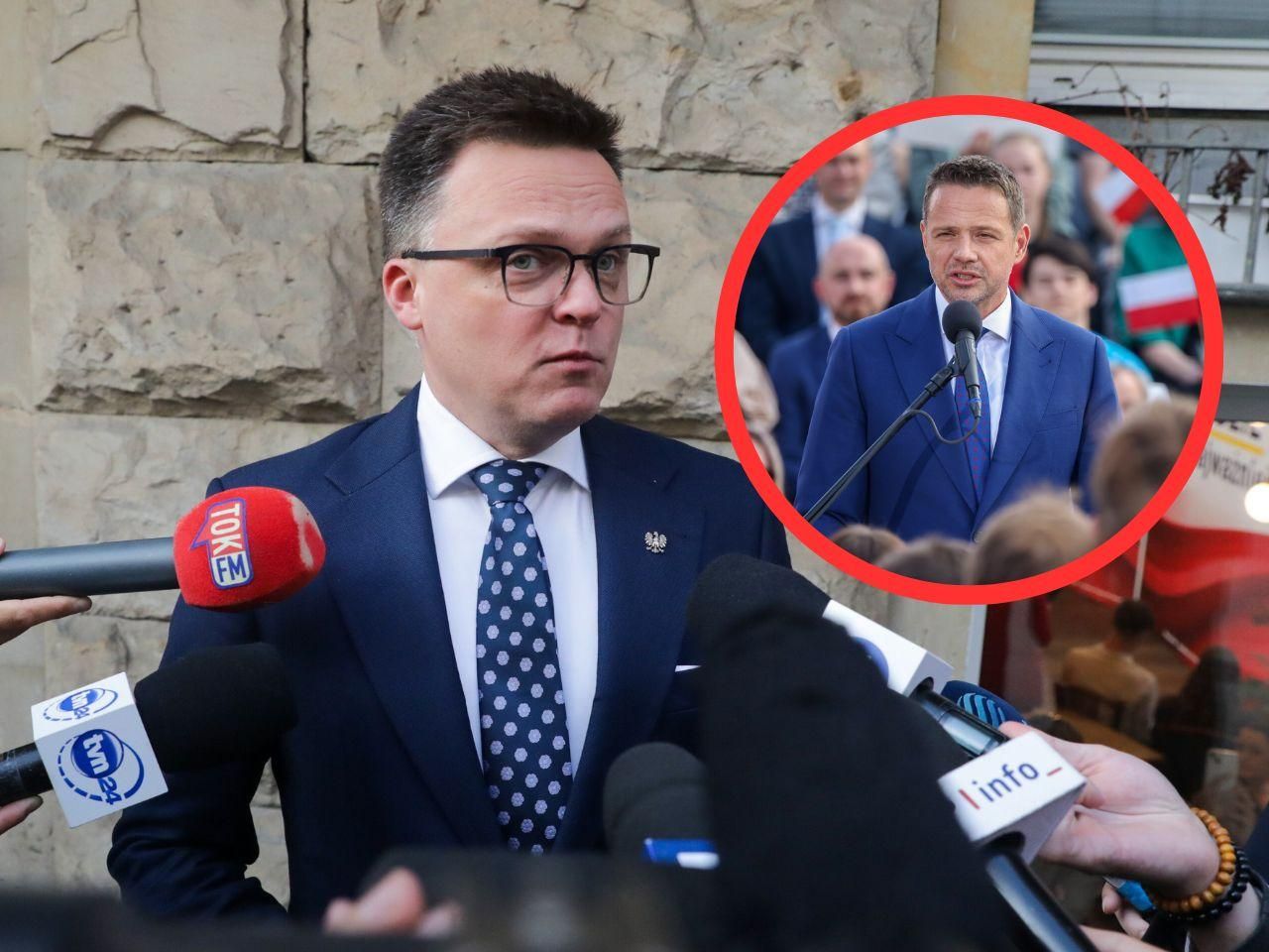 Hołownia zaproponował Trzaskowskiemu debatę w Gdańsku. Kandydat KO odpowiada. Debata prezydencka ...