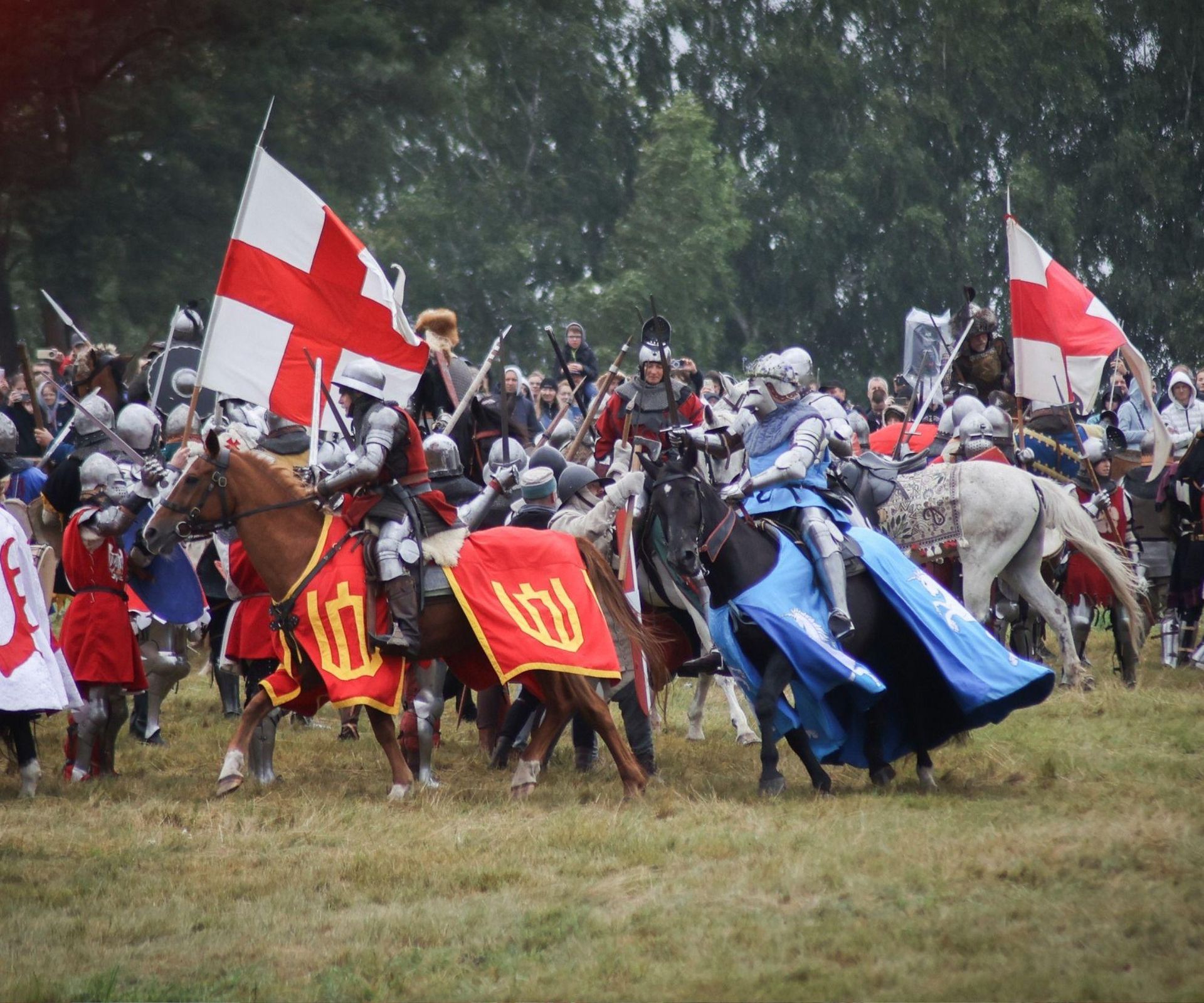 Grunwald 2025: Relacja z inscenizacji bitwy. Tłumy na polach [ZDJĘCIA ...