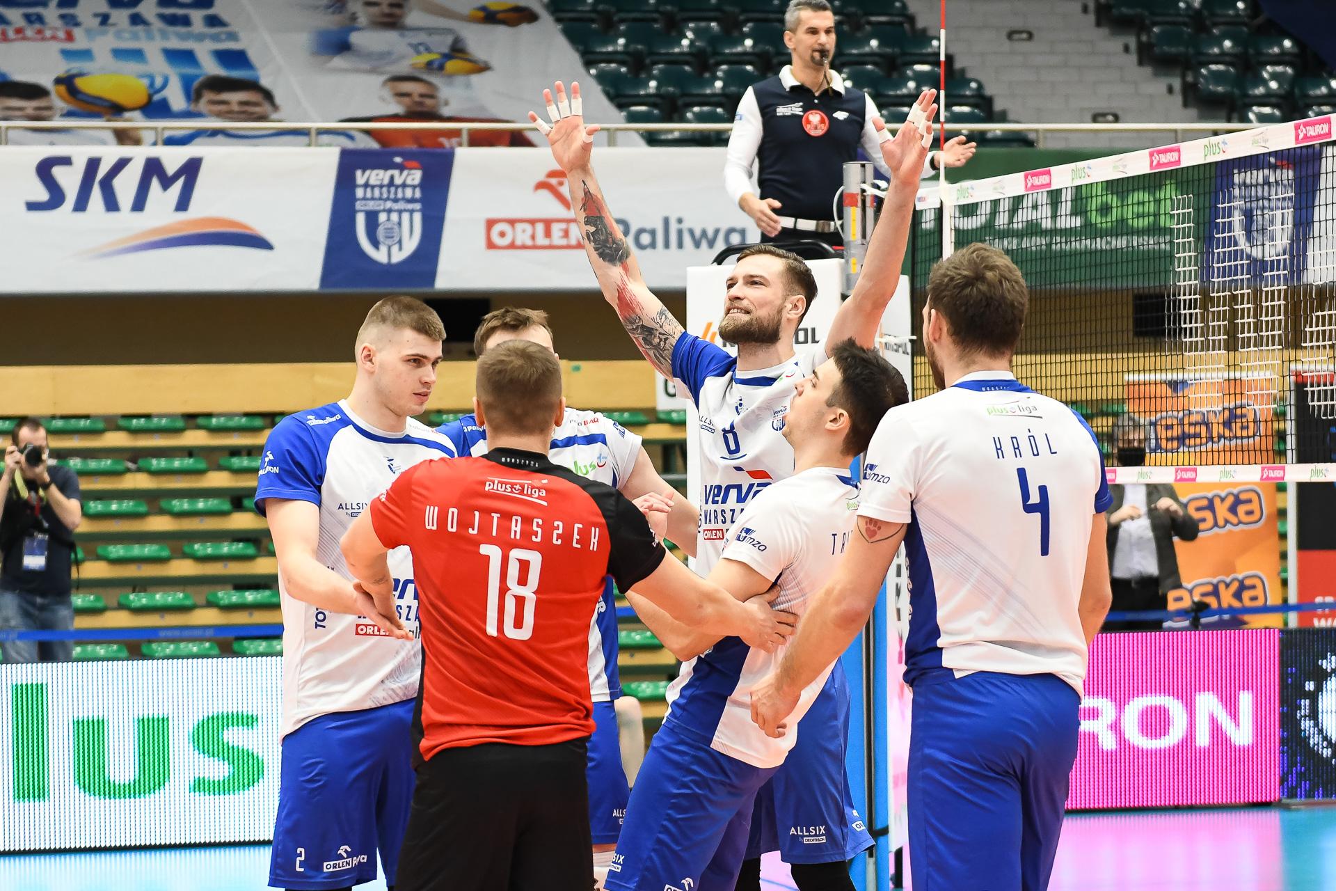 Uciekli spod topora. VERVA Warszawa ORLEN Paliwa pokonała Ślepsk Malow ...