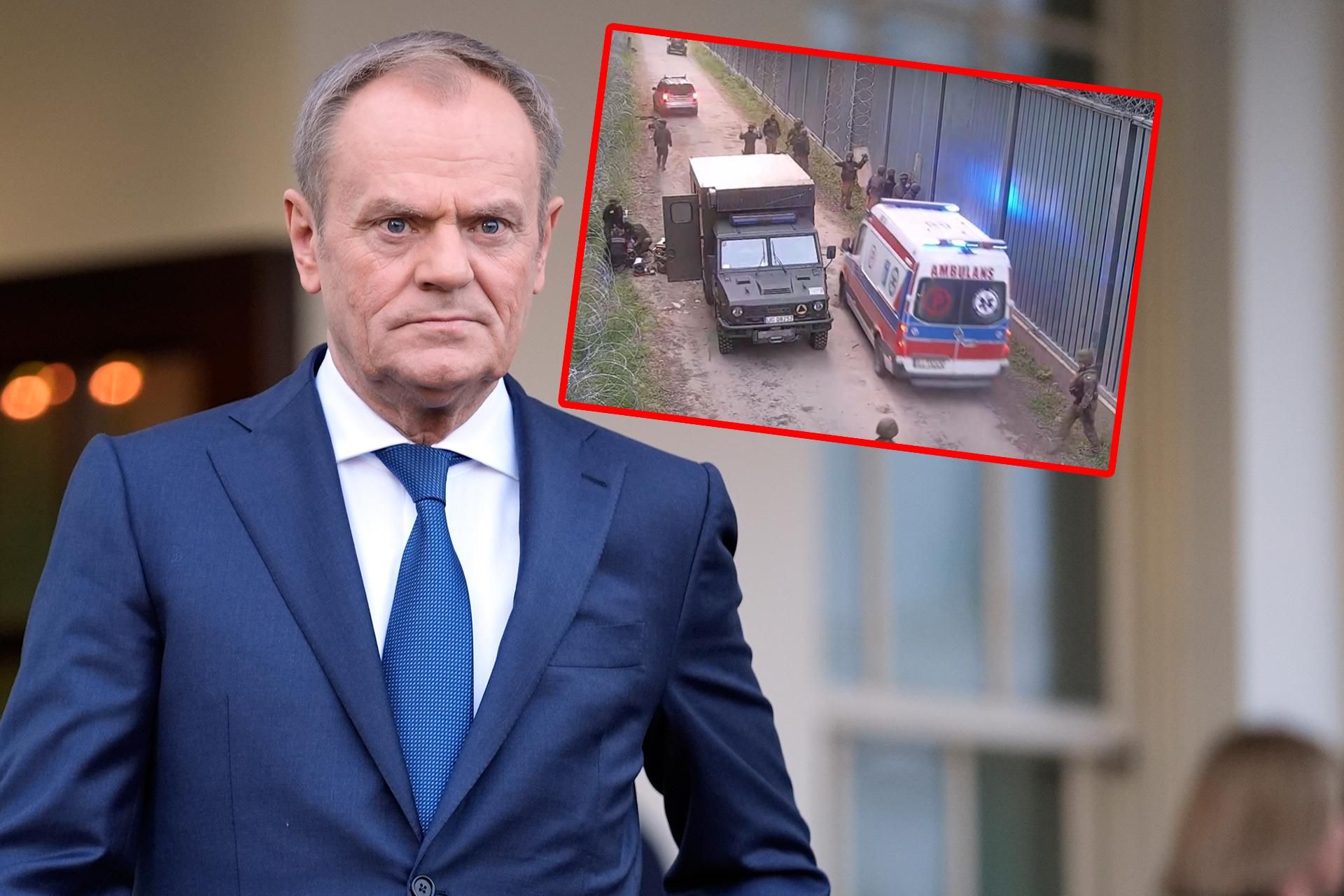 Tusk jedzie na granicę z Białorusią. Poszkodowany żołnierz - Super Express - wiadomości ...