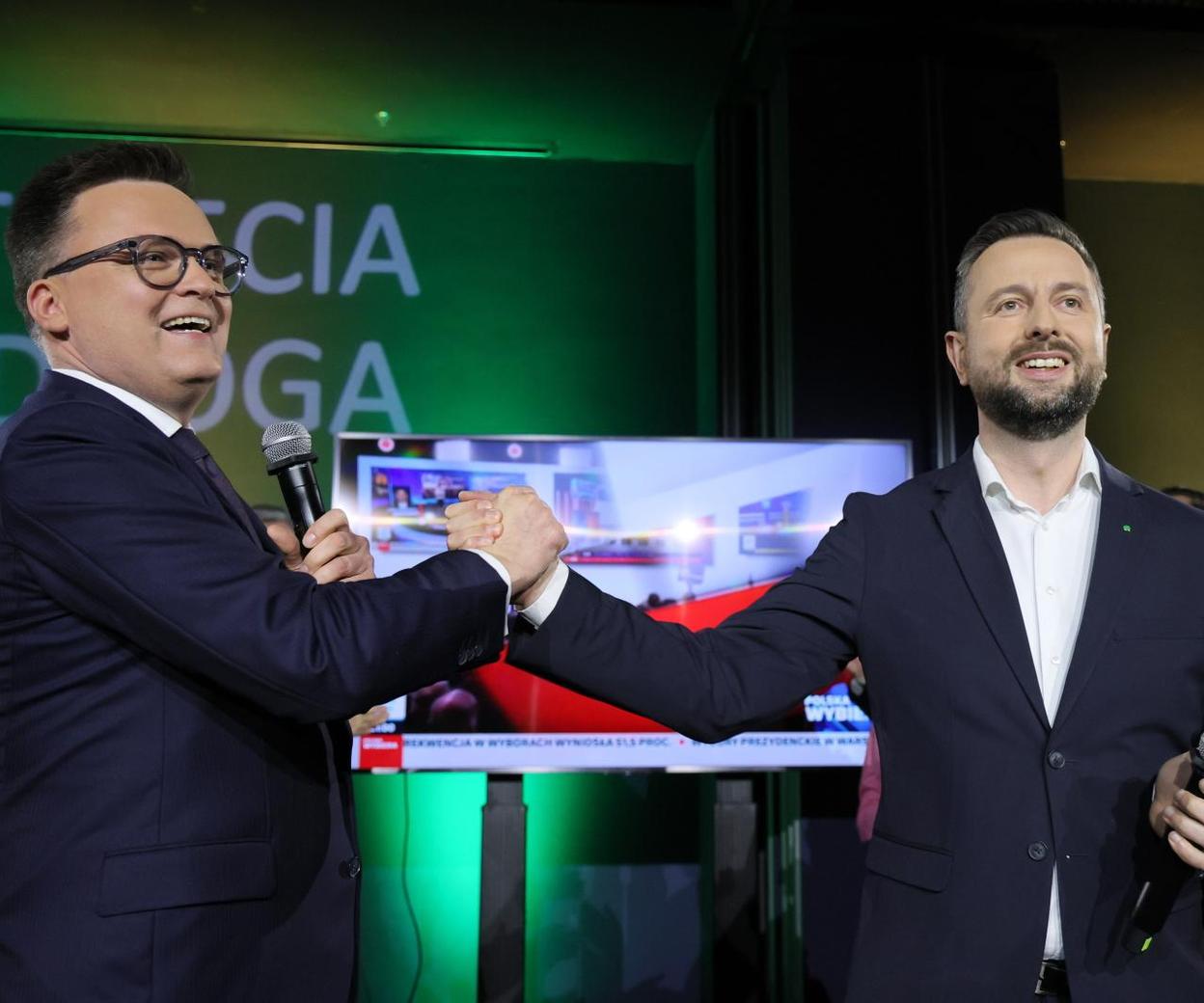 Wybory samorządowe 2024. Szymon Hołownia: Trzecia Droga pokazuje, że ... Wybory samorządowe 2024. Szymon Hołownia: Trzecia Droga pokazuje, że ...