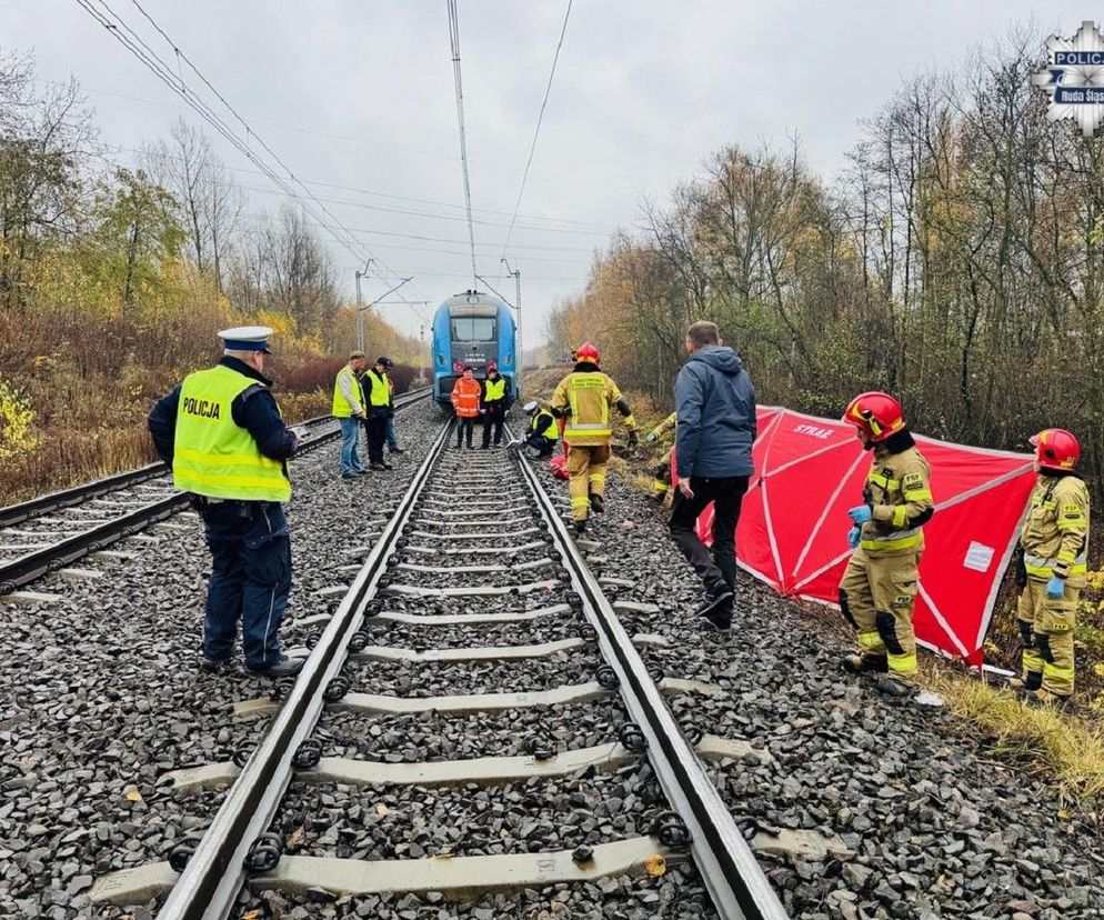 Makabryczny wypadek na Śląsku. Nie żyje mężczyzna, który wszedł wprost pod nadjeżdżający pociąg ...