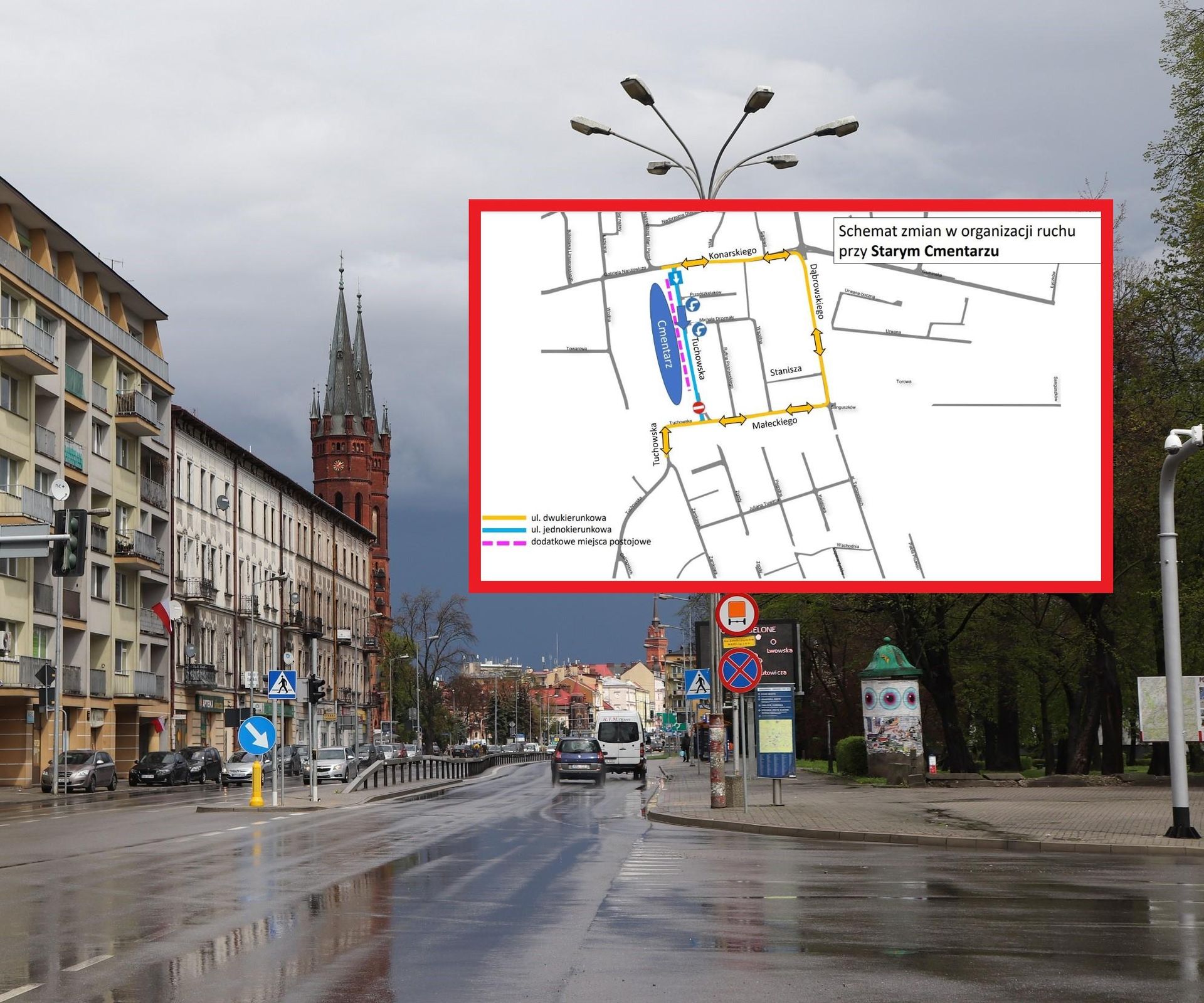 Tarnów. Wszystkich Świętych 2024. Zmiany w organizacji ruchu przy tarnowskich cmentarzach ...