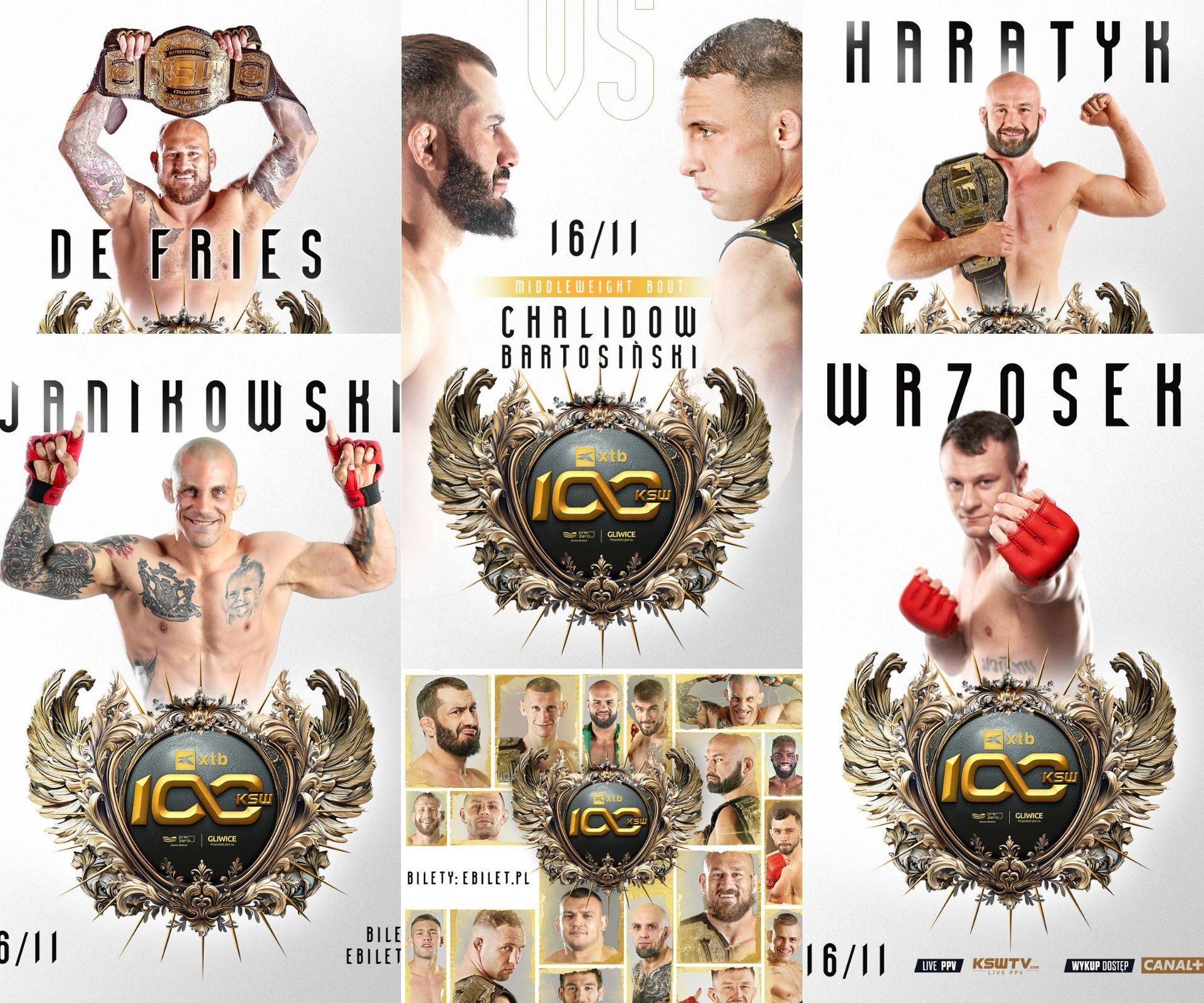 XTB KSW 100 - WYNIKI i SKRÓTY wszystkich WALK NA ŻYWO! Kto wygrał KSW 16.11.2024? - ESKA.pl