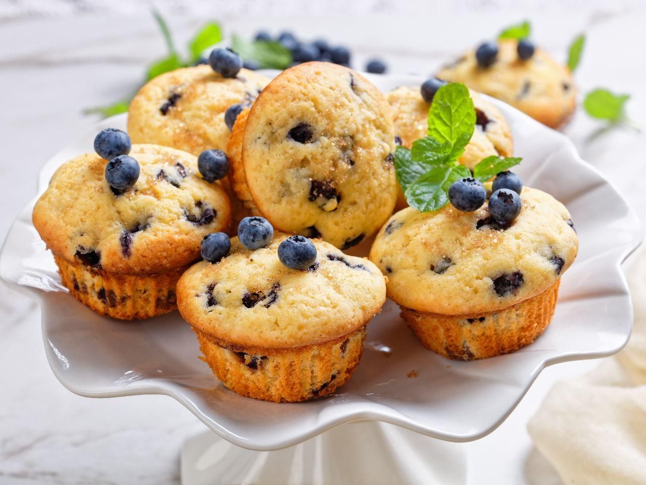 Pyszne, puszyste i bez glutenu. Te wyborne muffinki z borówkami są ...