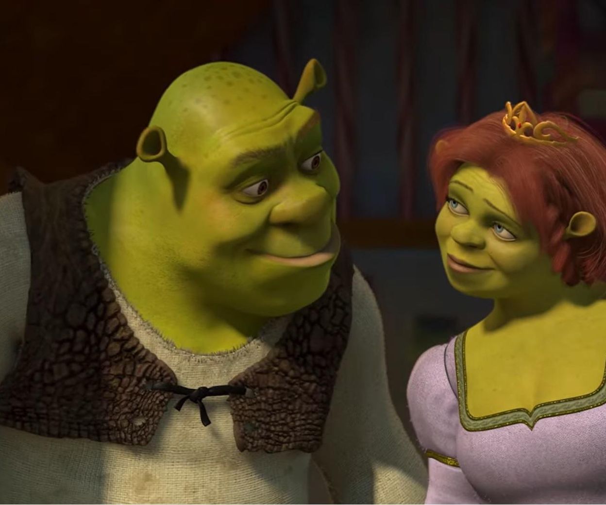 Shrek, Shrek 2 czy Shrek Trzeci. Zgadniesz, o którą produkcję chodzi ...