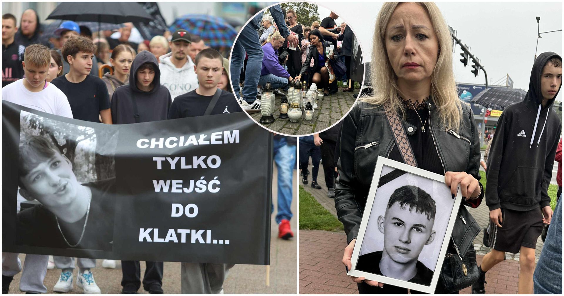 Setki osób upamiętniły Oliwiera. 20-latek zmarł po interwencji policji. "Zabili go jak zwierzę ...