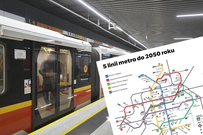 Metro w Warszawie z pięcioma liniami. Mieszkańcy stanowczo skomentowali ...