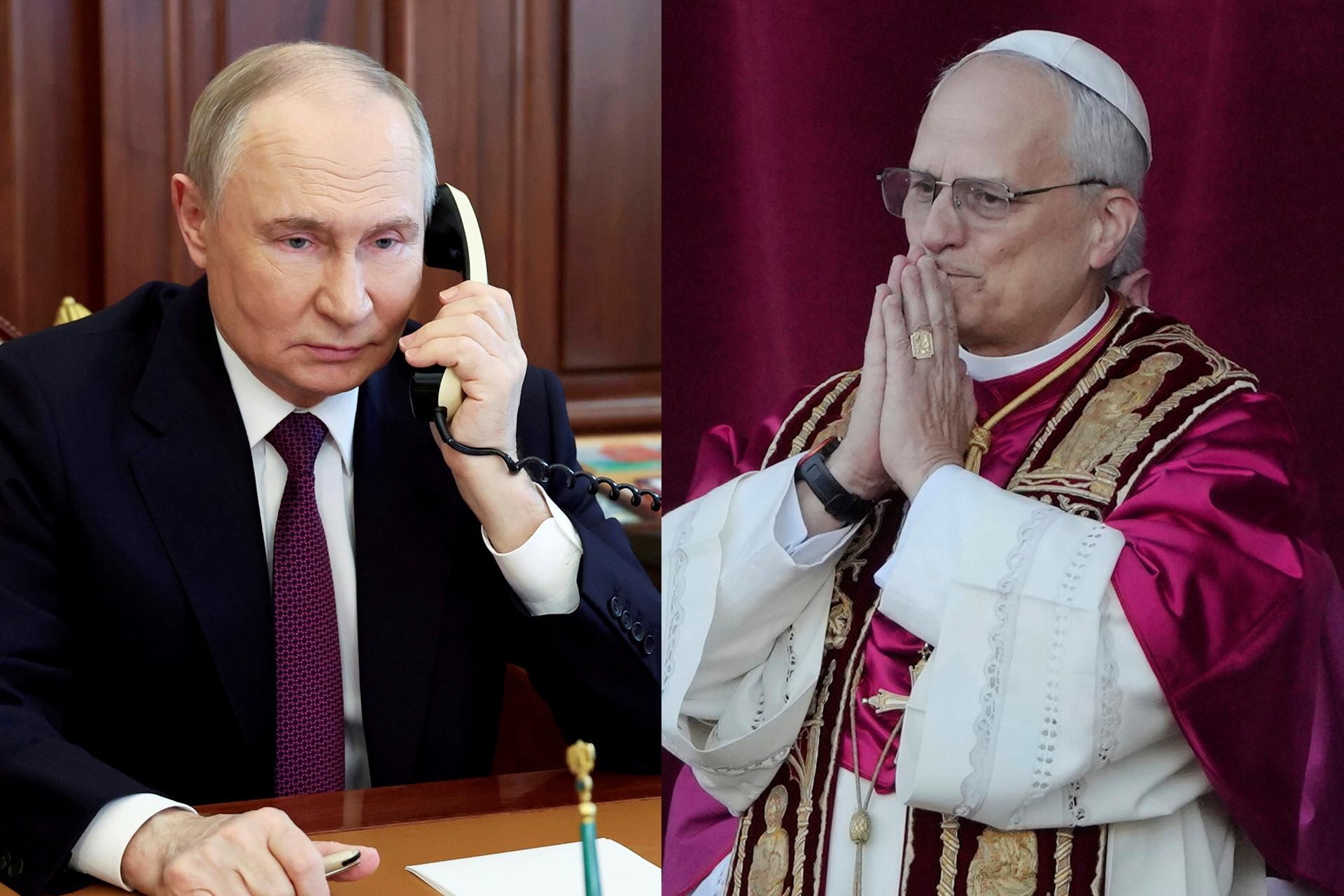 Putin rozmawiał telefonicznie z papieżem Leonem XIV. Tematem wojna w ...