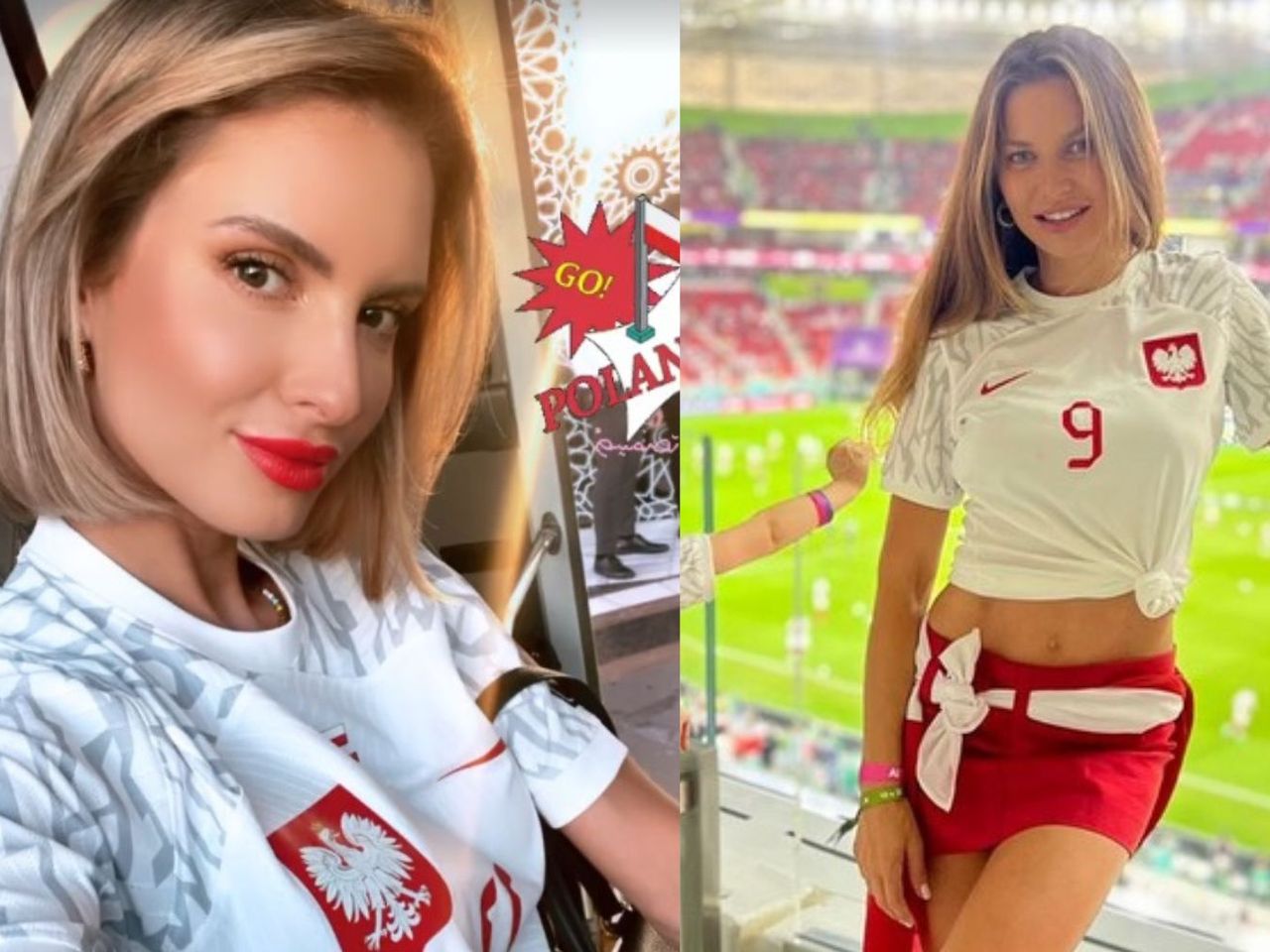 Lewandowska odsłoniła brzuch i nogi, Grosicka zachwyciła. Piękne WAGs ...