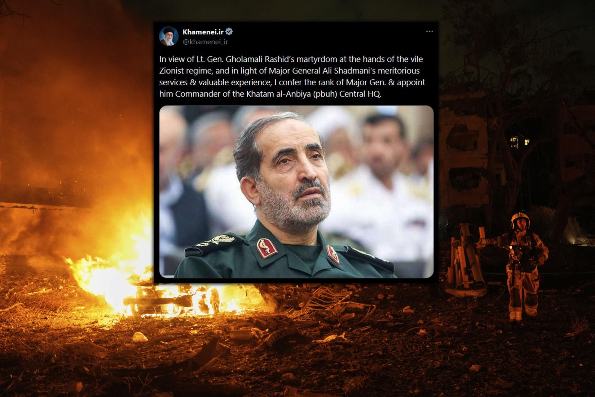 Izrael uderza w Iran. Zlikwidowano szefa sztabu irańskich sił zbrojnych w Teheranie - Portal Obronny