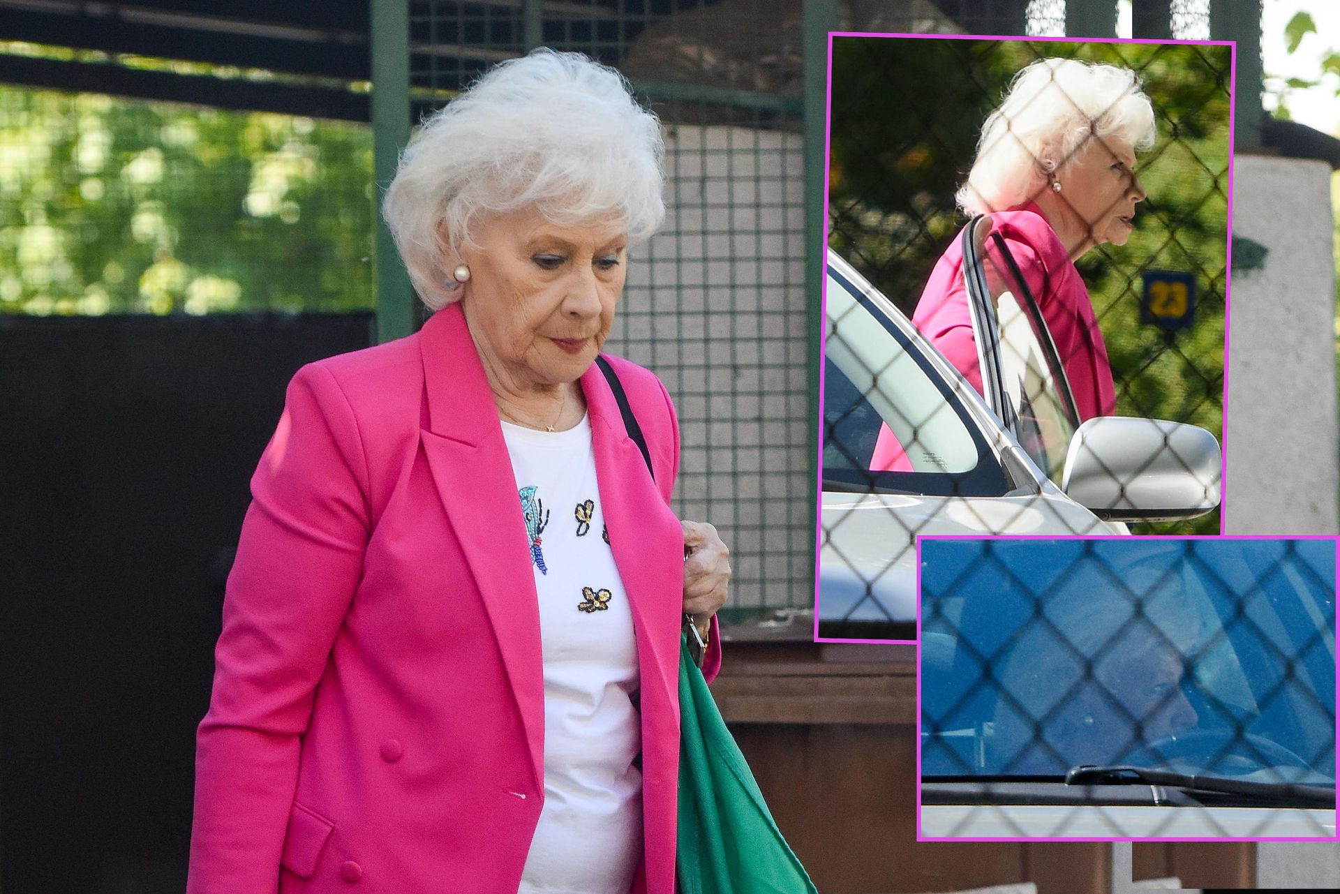 87-letnia Krystyna Loska za kółkiem wysłużonej toyoty w centrum ...