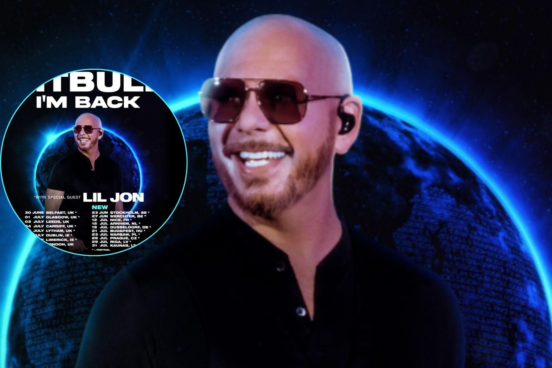 Pitbull ogłasza trasę „I’m Back! Tour 2026”. Zagra też w Polsce! Znamy ...