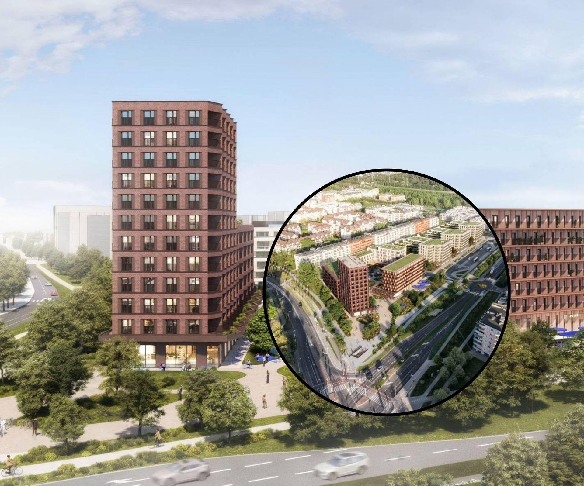 Nowe bloki w miejscu Tesco na Kabatach. Deweloper przedstawił swój ...