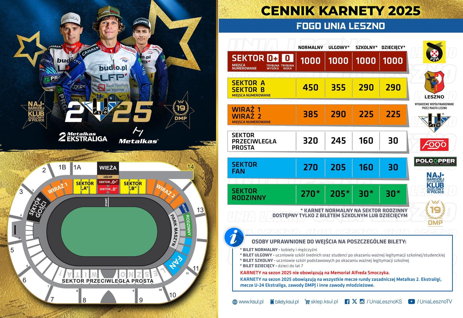 Od dzisiaj sprzedają karnety. Wiemy, ile trzeba zapłacić, by oglądać Unię Leszno w sezonie 2025 ...