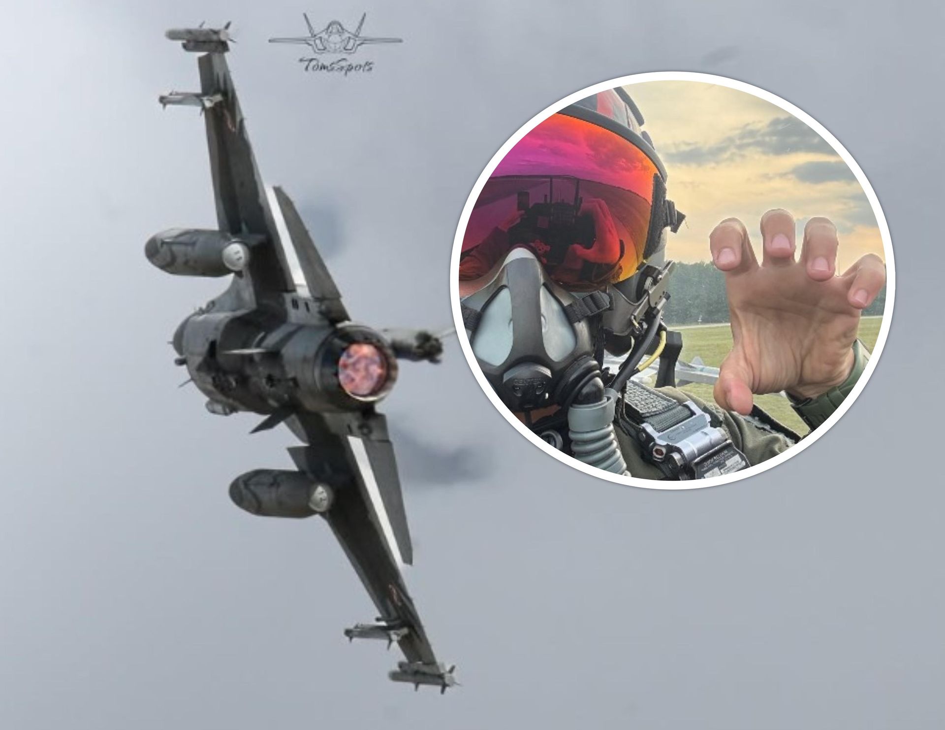 Tragiczny lot F-16 w Radomiu. To ostatnie zdjęcie i nagranie pilota z ...
