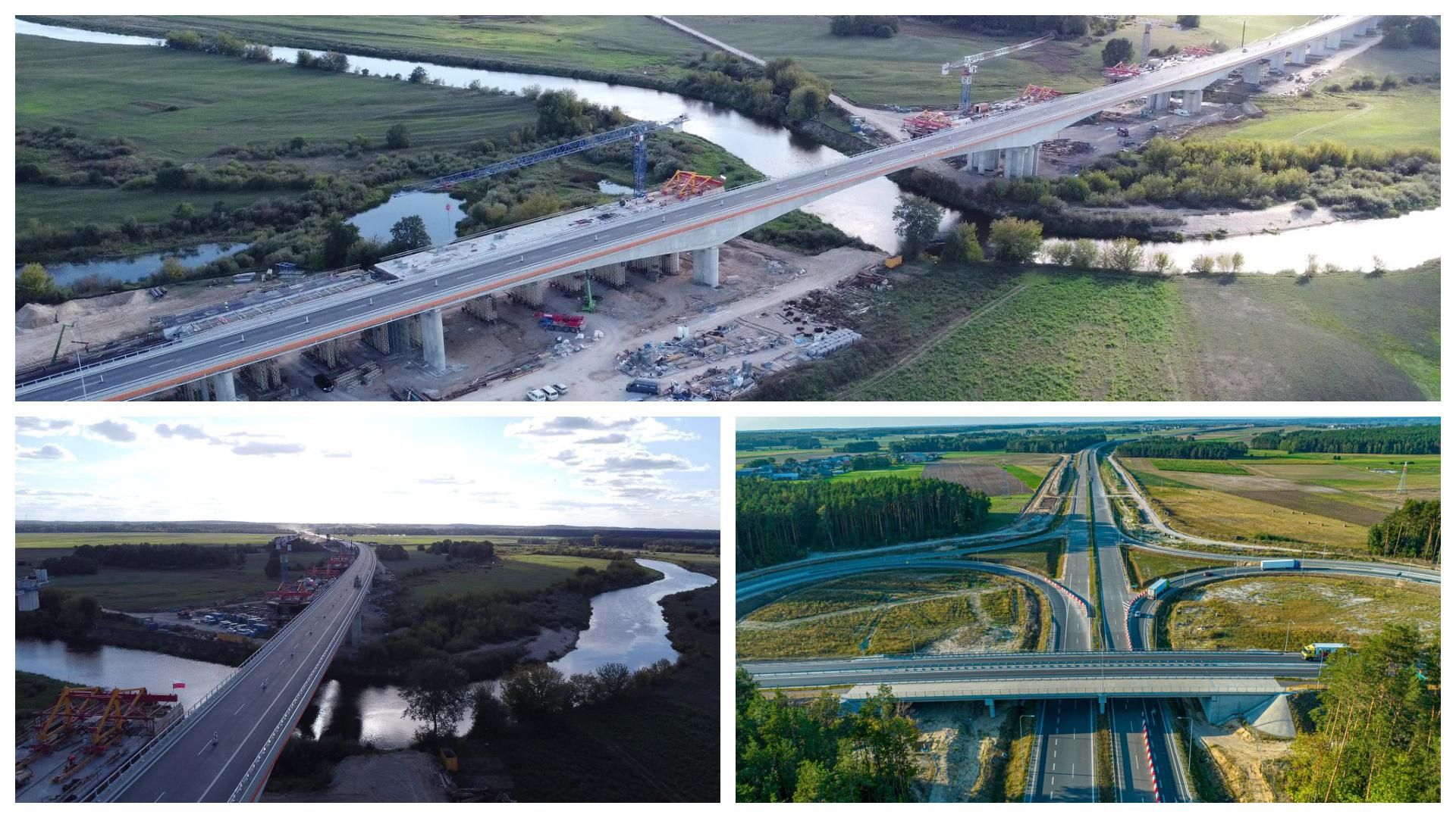 To najdłuższy most drogowy w Podlaskiem! Przeprawa nad doliną Narwi ma ...