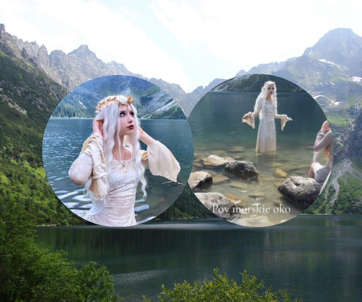 Nimfy urządziły sobie sesję zdjęciową w Morskim Oku. Internauci ...