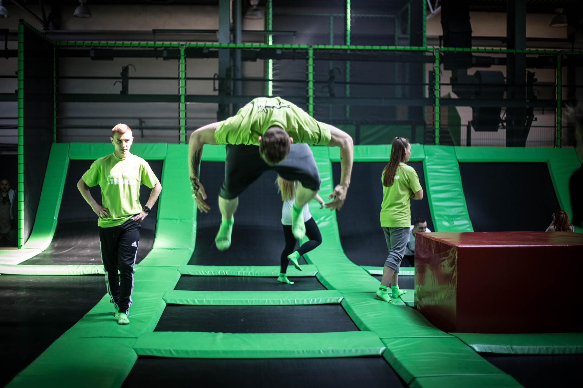 Park trampolin - Wrocław ma największy w Polsce! [ZDJĘCIA] Otwarcie ...