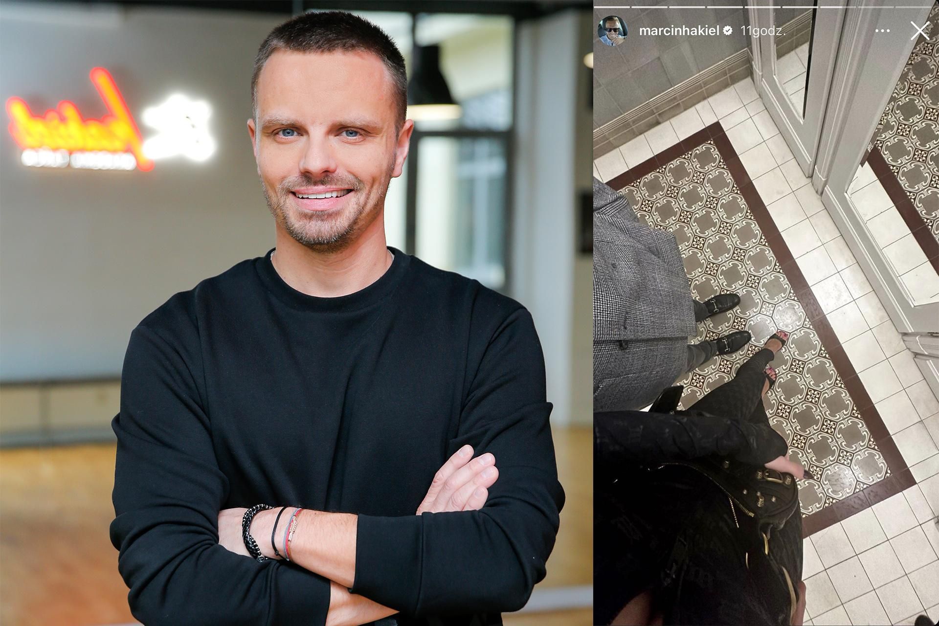 Marcin Hakiel imprezuje z nową partnerką. Nagranie z sobotniej nocy ...