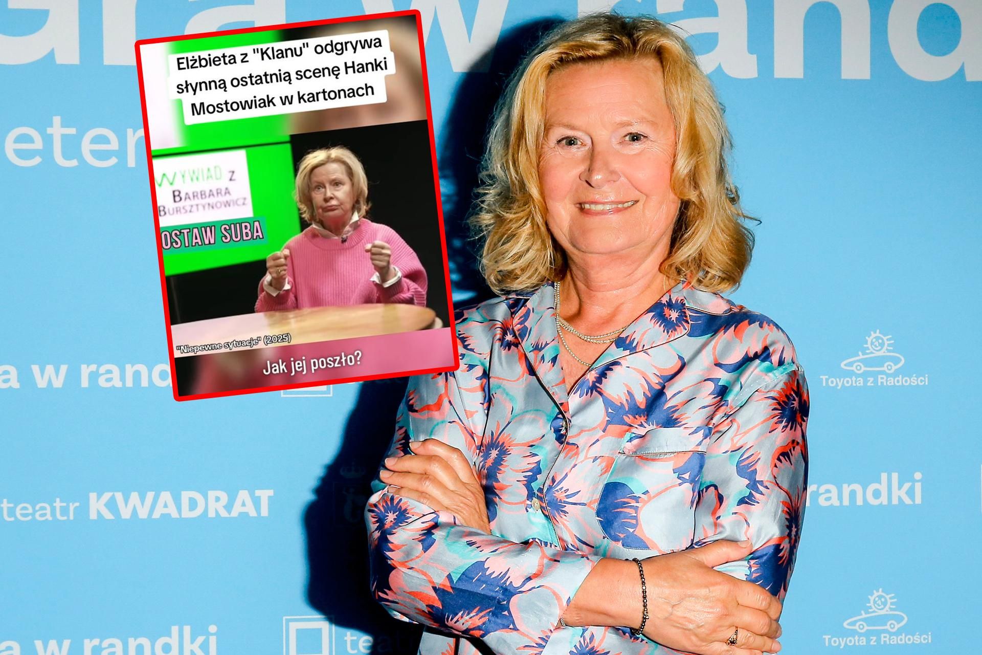 Barbara Bursztynowicz zagrała Hankę z "M jak miłość"! Nic ...