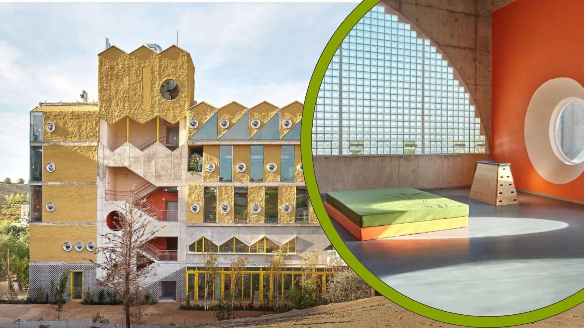 Architekt Andrés Jaque zaprojektował kolorowy budynek z ogrodem i ...