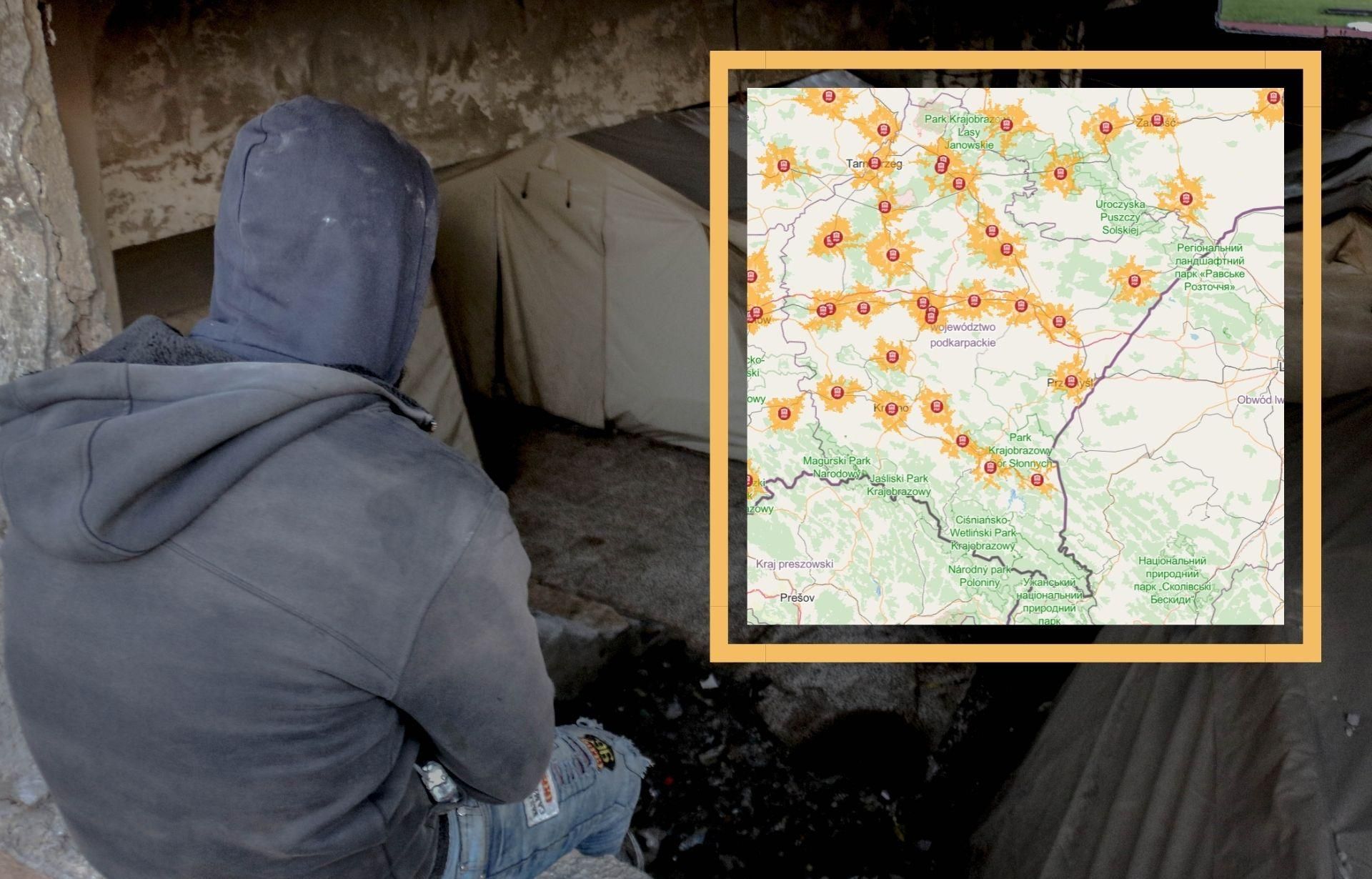 Mapa schronów na terenie Podkarpacia. Tak działa aplikacja "Schrony ...