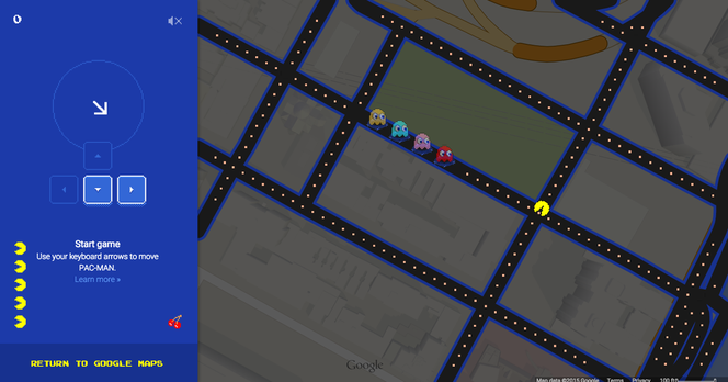 Prima Aprilis 2015 na Google Maps - jak 1.04.2015 zagrać w PacMana na ...