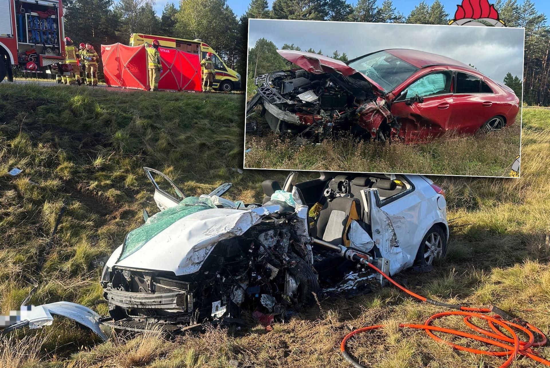 Tragiczny wypadek pod Toruniem. Nie żyje młoda kobieta, sześć osób w szpitalu. Co się stało na ...